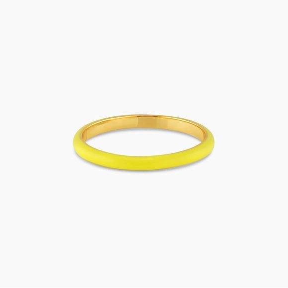 Gorjana | Jewelry | Gorjana 8k Gold Plated Brass Soleil Ring Yellow And ...